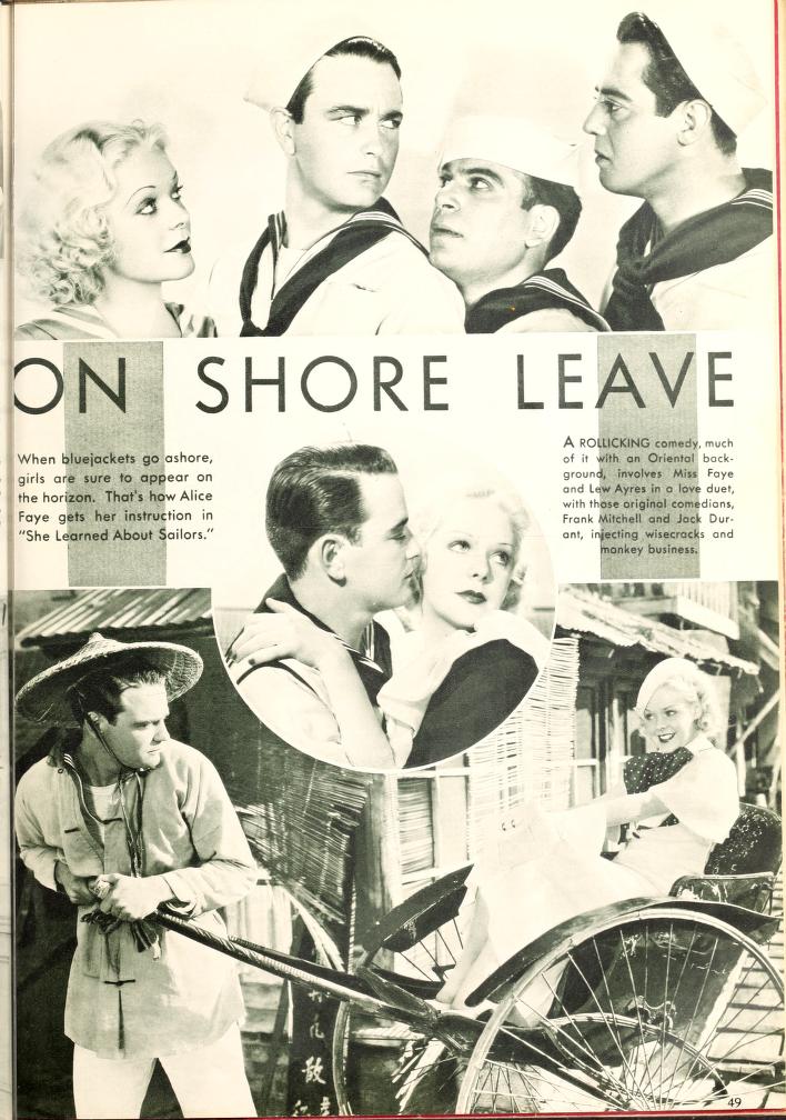 She Learned About Sailors (1934) Review, with Lew Ayres and Alice Faye – Pre-Code.Com