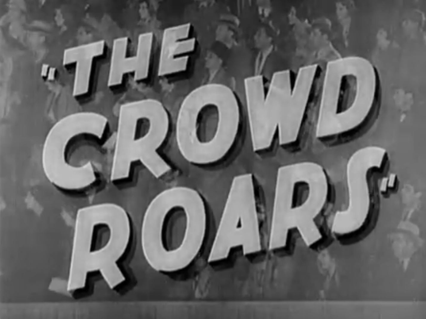 The Crowd Roars (1932) Review, with James Cagney, Ann Dvorak and Joan ...