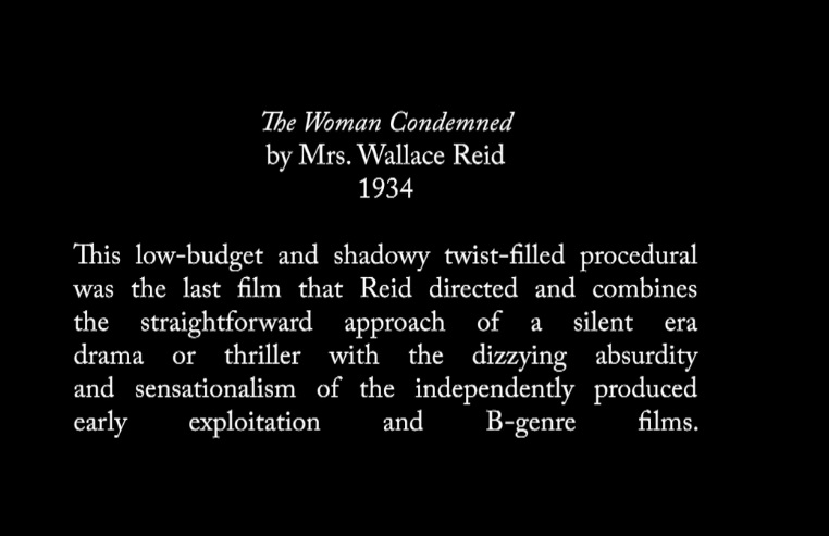 The Woman Condemned (1934) Review, with Claudia Dell – Pre-Code.Com