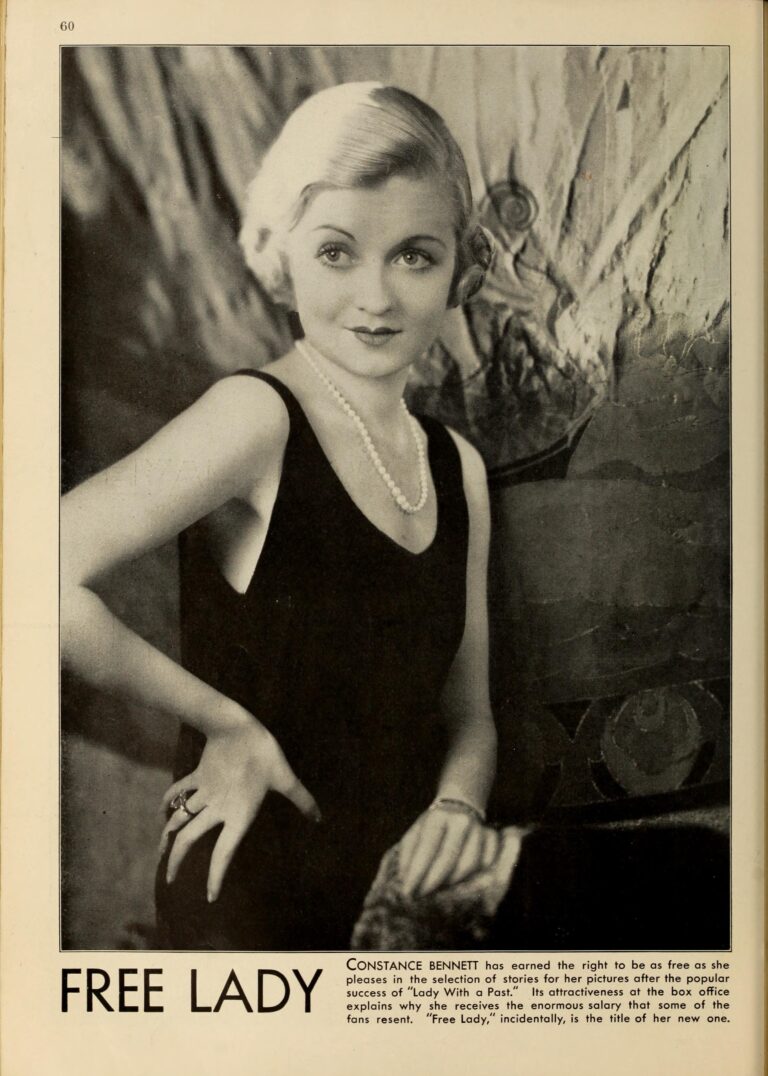 Lady With a Past (1932) Review, with Constance Bennett and Ben Lyon ...
