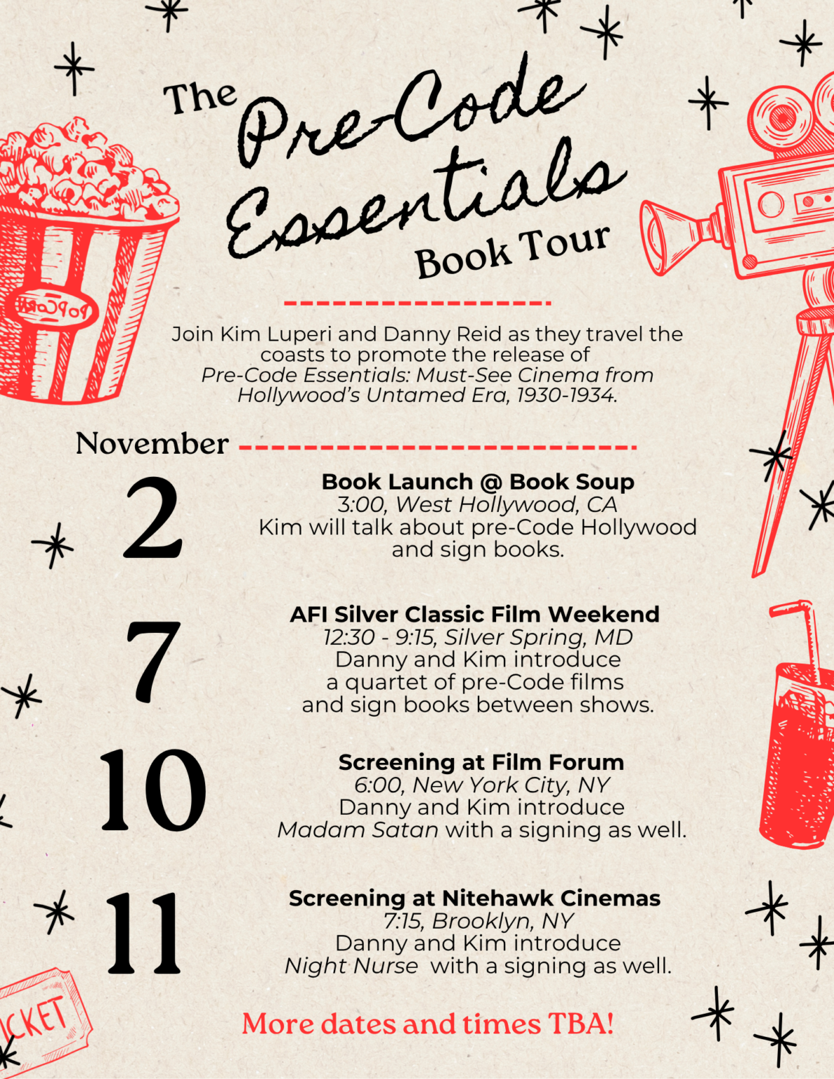 The Pre-Code Essentials Book Tour – Pre-Code.Com